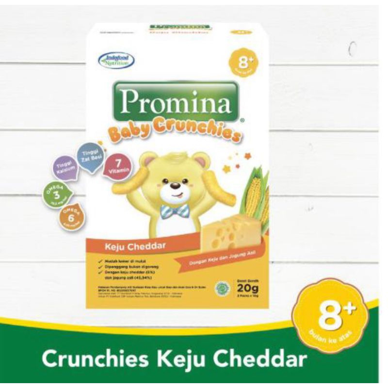 Promina Baby Crunchies Keju Cheddar 20G | Shopee Malaysia
