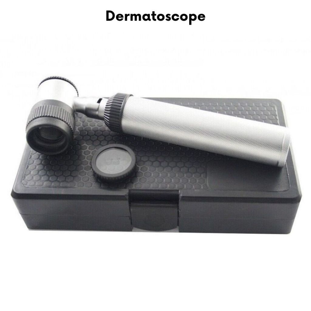 10x Magnifier Dermatoscope Metal Body Skin Analyzer Dermatoscope ...