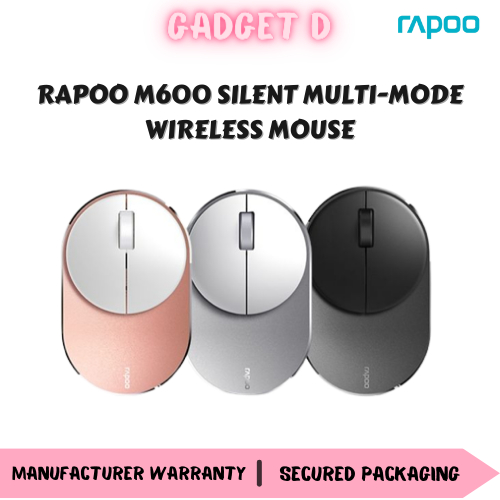 [READY STOCK] RAPOO M600 SILENT MULTI-MODE WIRELESS MOUSE | Shopee Malaysia