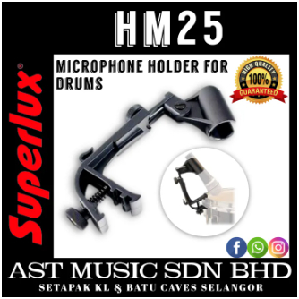 Superlux HM25 Microphone Holder for Drums ( HM-25 / Hm25 ) | Shopee Malaysia