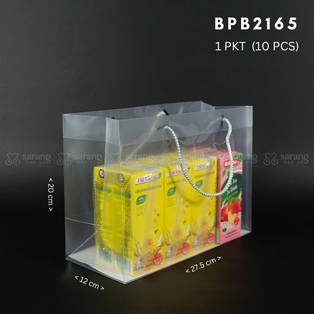 10 Pcs Transparent Doorgift Bag Sejadah Gift Bag Goodies Paper Beg ...