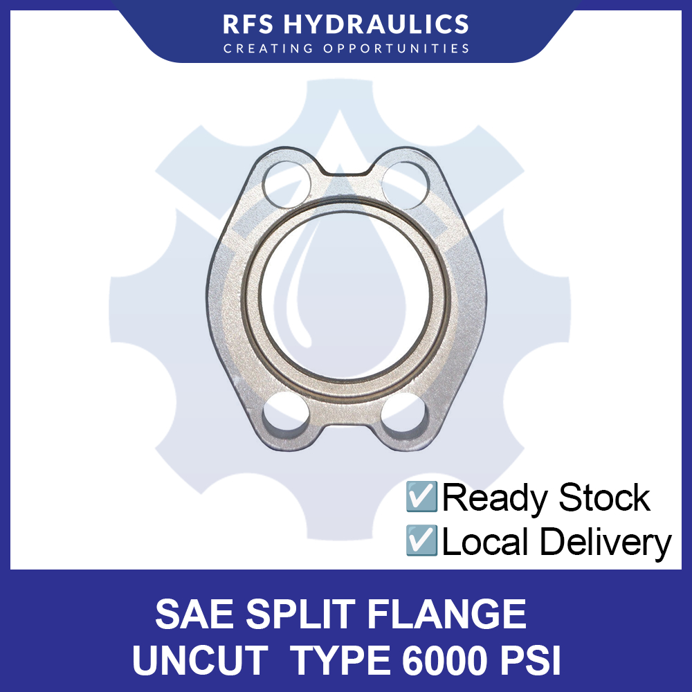 RFS 1/2" to 2" Uncut Type Carbon Steel SAE Split Flange Code 62 6000PSI | Shopee Malaysia