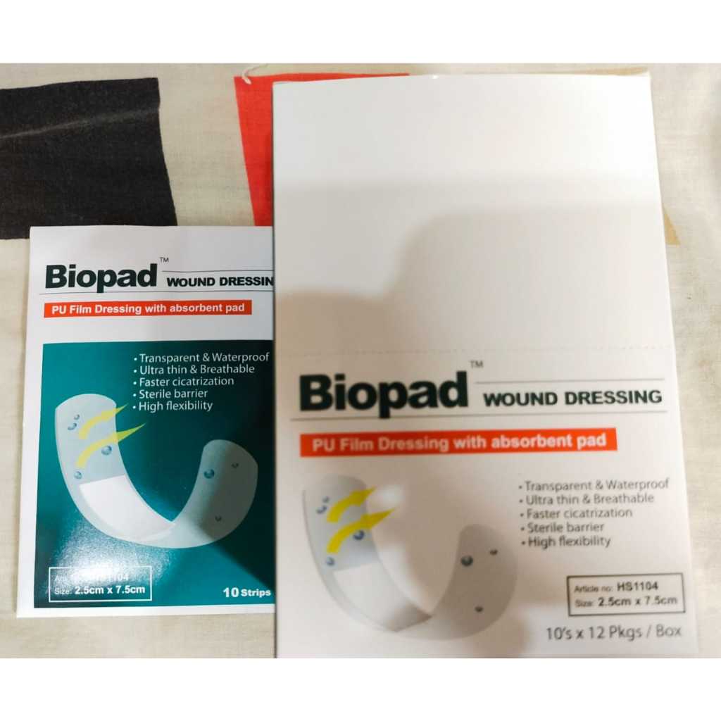 BIOPAD WOUND DRESSING 2.5cm x 7.5cm (10 strips) | Shopee Malaysia