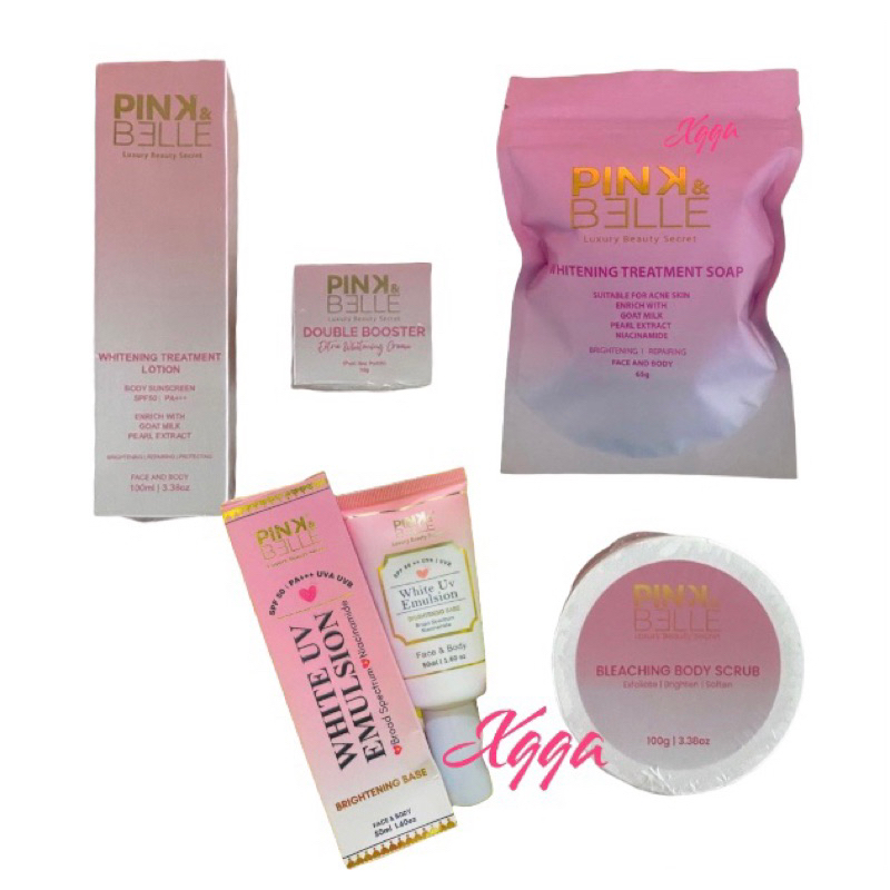 PINK & BELLE - WHITENING TREATMENT LOTION ,TREATMENT SOAP ,BLEACHING ...