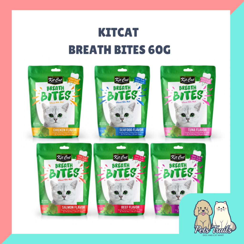 KIT CAT Breath Bites 60G Cat Snack/ Cat Treats #ORIGINAL#CUCIGIGIH ...
