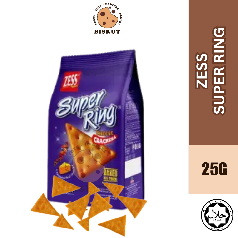 Zess Super Ring Cheese Crackers 25G | Shopee Malaysia