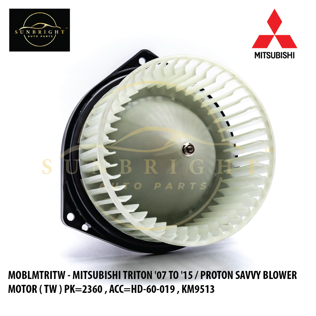 MITSUBISHI STORM BLOWER MOTOR ( TW ) ACC-HD-60-009 / KM6770 | Shopee Malaysia
