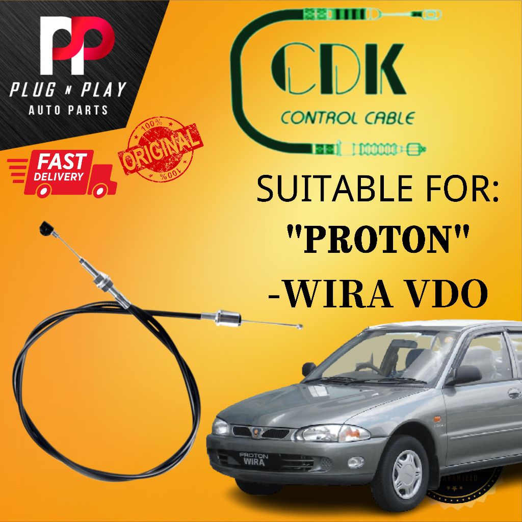 PROTON WIRA VDO CDK ACCELERATOR CABLE ( ACC CABLE ) MINYAK CABLE ...