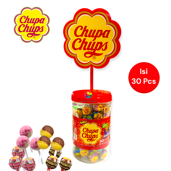 30 Packs LATEST Chupa Chups Chupa Chup Lollipop Assorted with Full Set ...