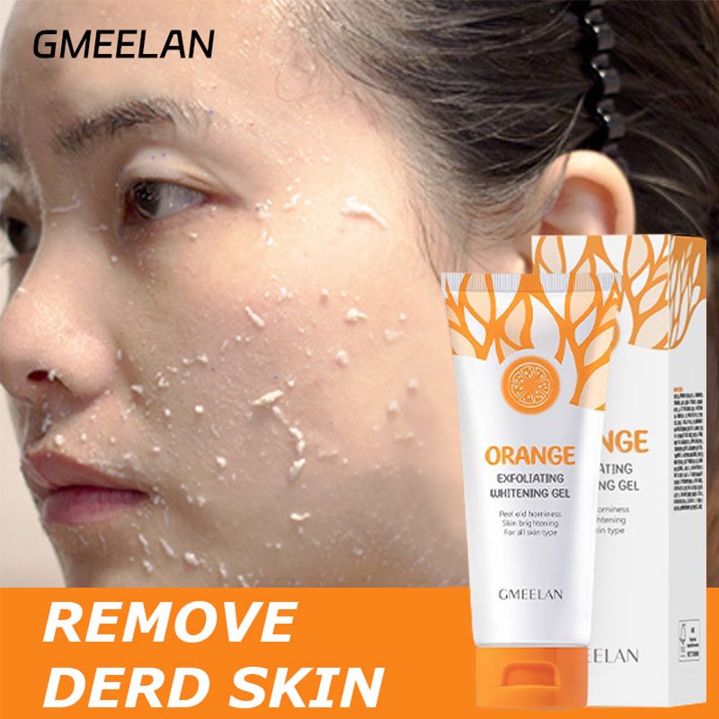 GMEELAN Orange Exfoliating Gel Whitening Facial Body Peeling Gel Scrub ...