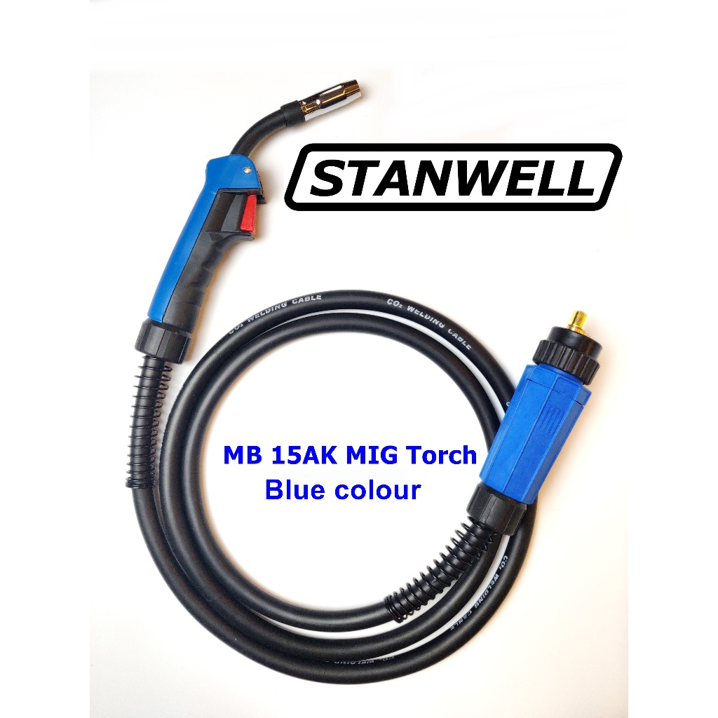MB 15AK MIG Welding Torch 3m and 5m (Obor kimpalan MIG 3m dan 5m ...