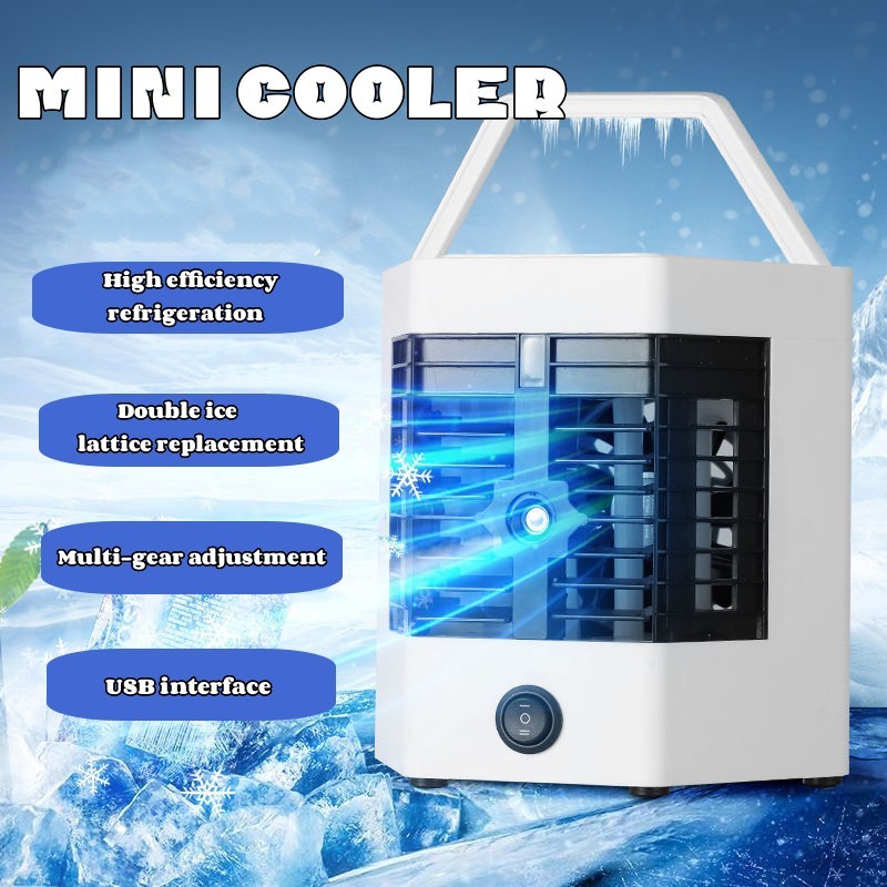 Air cooler Fan Spray Electric Fan Mini Chiller Humidifier Air ...