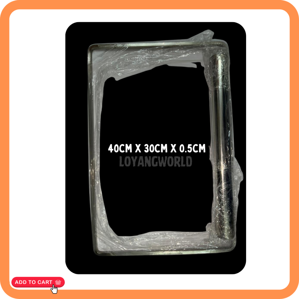Pencanai Biskut Cookies Penggelek Doh Dough Leveler 1cm Thick Frame ...
