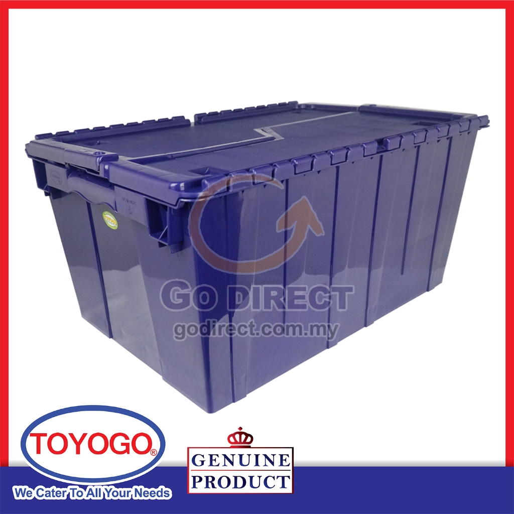 TOYOGO 58L Lockable Container (4628) Heavy Duty Plastic Stackable ...