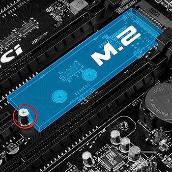 MSI MainBoard screw for M.2 SSD, NVME SSD Standoff screw E27-7D03010 ...