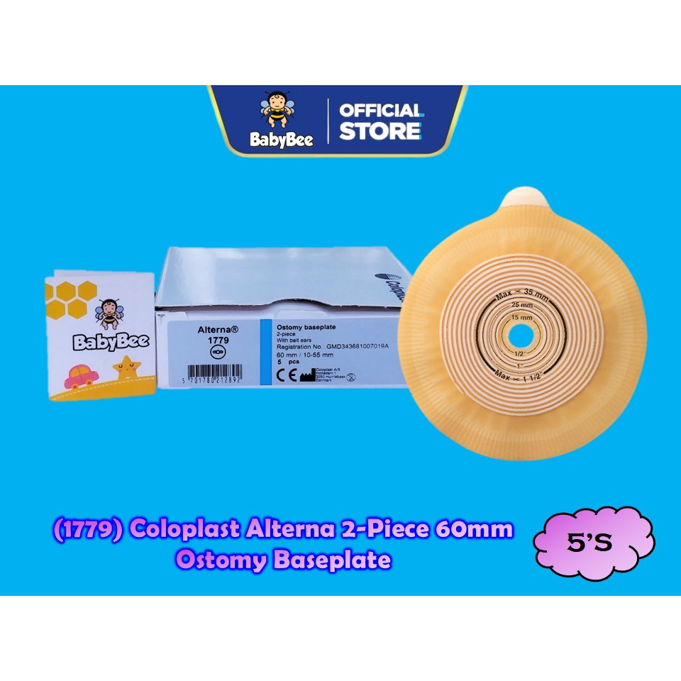 (1779) Coloplast Alterna 2-Piece 60mm Ostomy Baseplate 5s | Shopee Malaysia