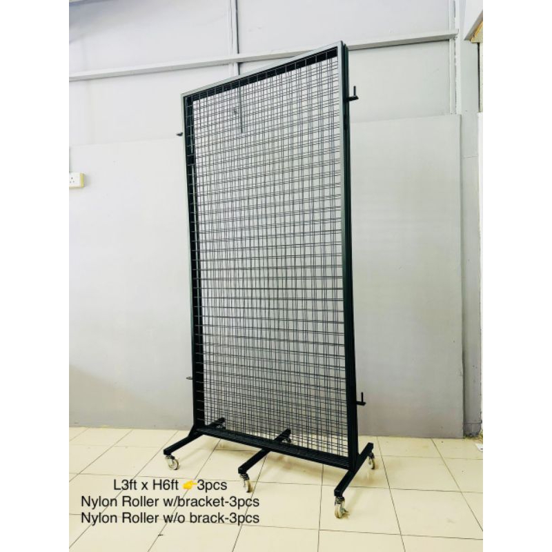 NETTING PARTITION/NETTING FOLD STAND 3X6(3PCS)/WIRE MESH DISPLAY STAND ...