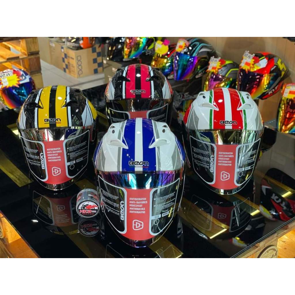 BEON RA OPEN FACE HELMET | Shopee Malaysia