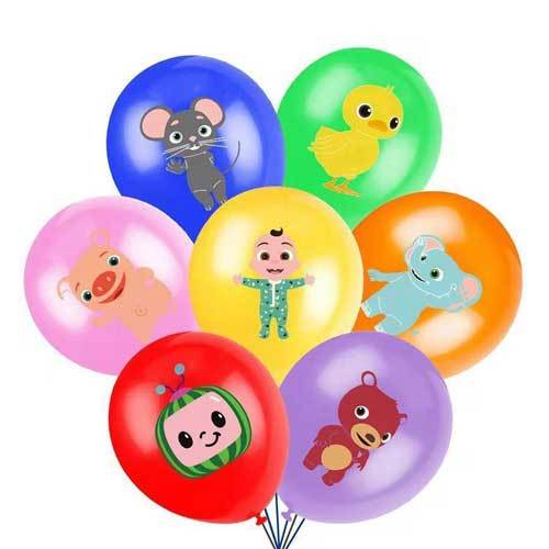 Cocomelon JJ Moonbug Cody Cece Cartoon Kids Birthday Party Decoration ...