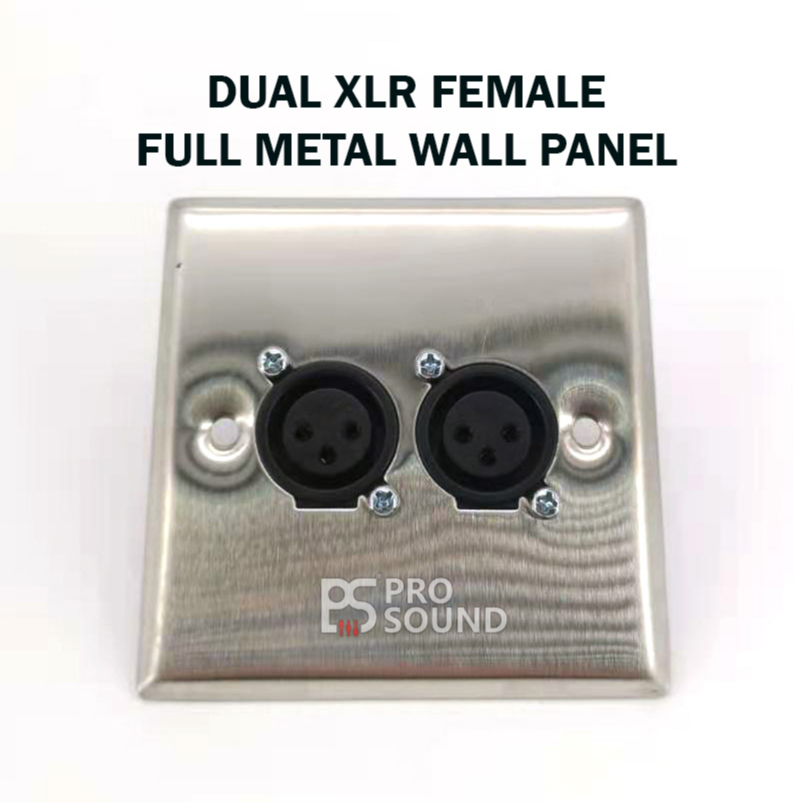(READY STOCK)Dual XLR Female Metal Wall Panel | Shopee Malaysia