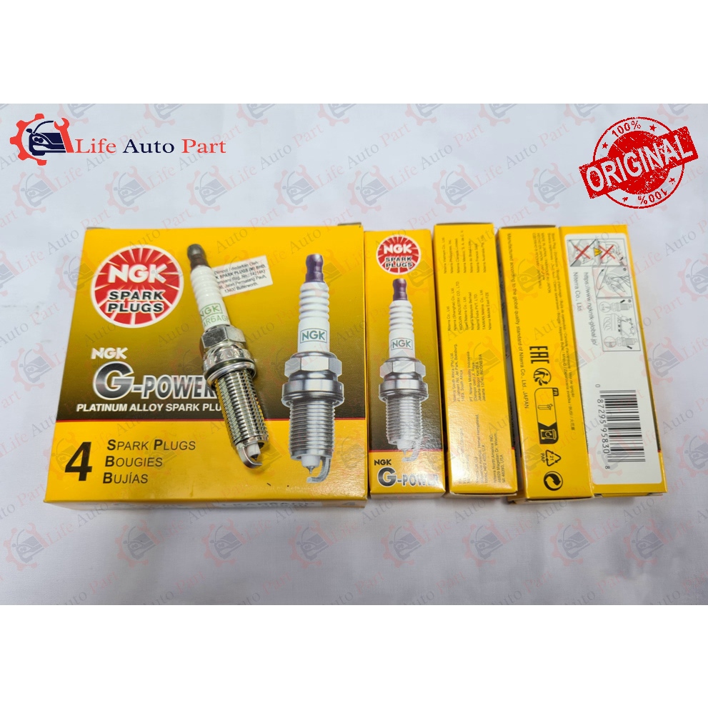 ORIGINAL NGK G POWER Spark Plug Perodua Bezza 1.3, Myvi D20N 2018 ...