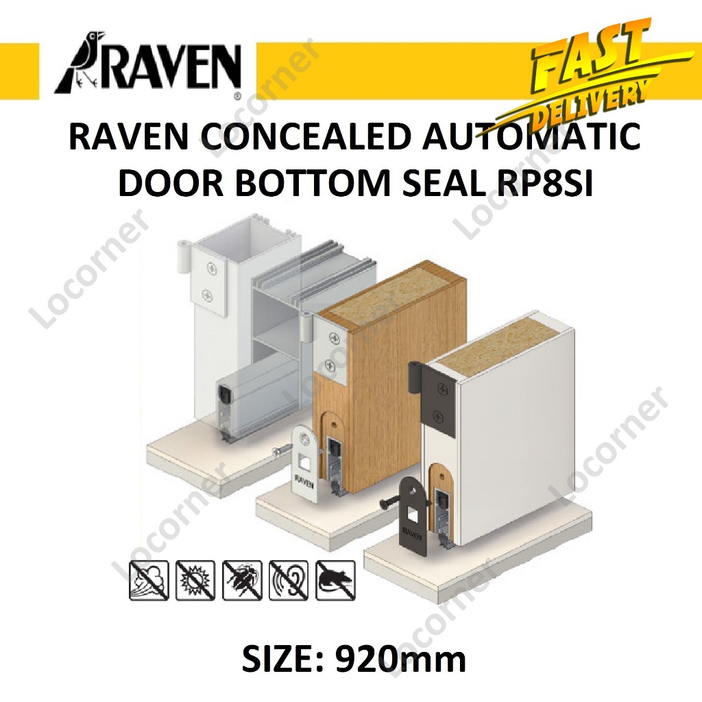 Raven RP8si Automatic Door Bottom Seal | Shopee Malaysia
