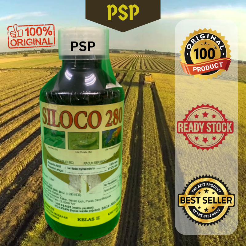 1L SILOCO 280 Farmcochen (Sama Dengan Sygenta Karate/Alert/Lambada) RACUN SERANGGA ULAT ...