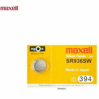 ORIGINAL MAXELL BATTERY SR936SW 394 (JAPAN) WATCH/Equipment | Shopee ...