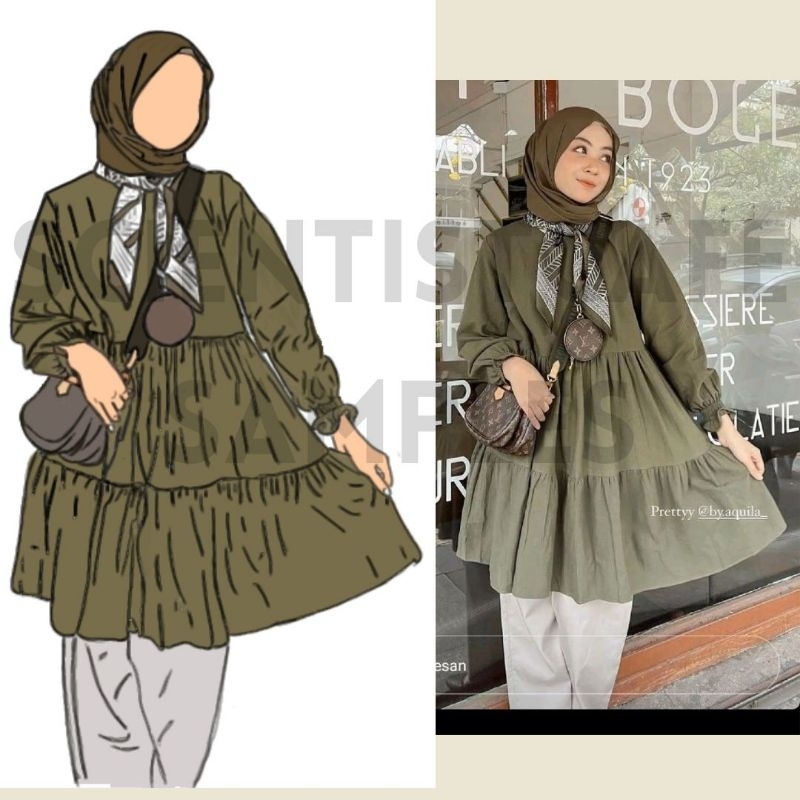 (LUKISAN DIGITAL)Coloured digital drawing full -digital product ...