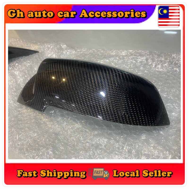 BMW F20 F30 F32 F34 F36 Side Mirror Cover Carbon Fiber/Gloss black ...