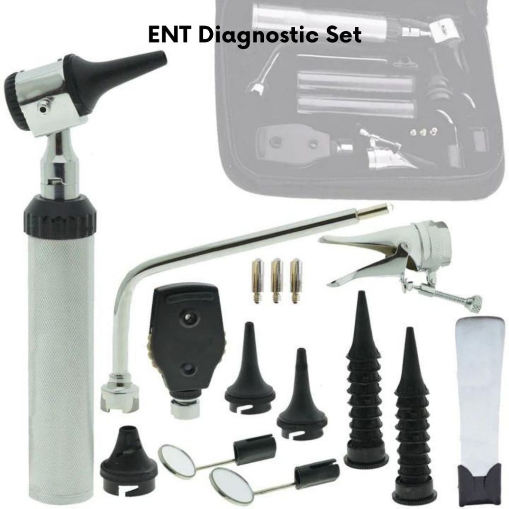 Universal ENT Diagnostic Set Professional Otoscope Ophthalmoscope Set ...