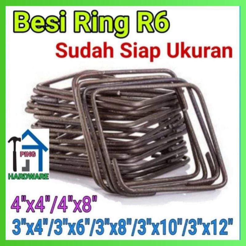 (50pcs Seikat) Besi Bulat Ring R6 CQ(Sudah Siap Bengkok)4.8mm | Shopee ...