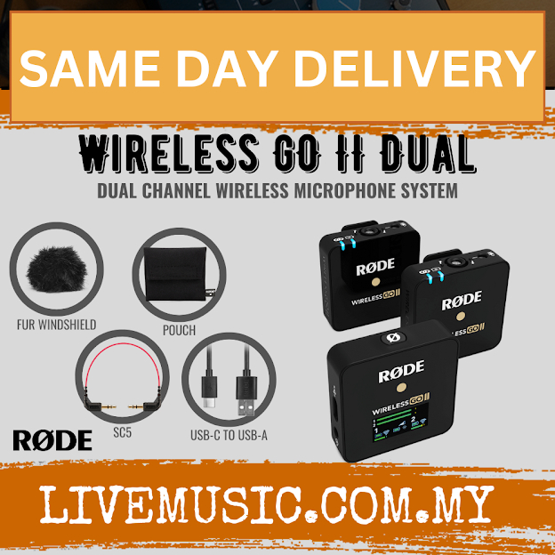 Rode Wireless GO II Single / Wireless GO II Dual Channel Wireless ...