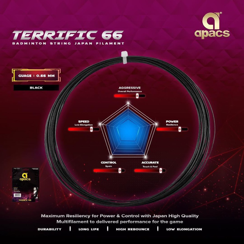 Original apacs badminton string | Shopee Malaysia