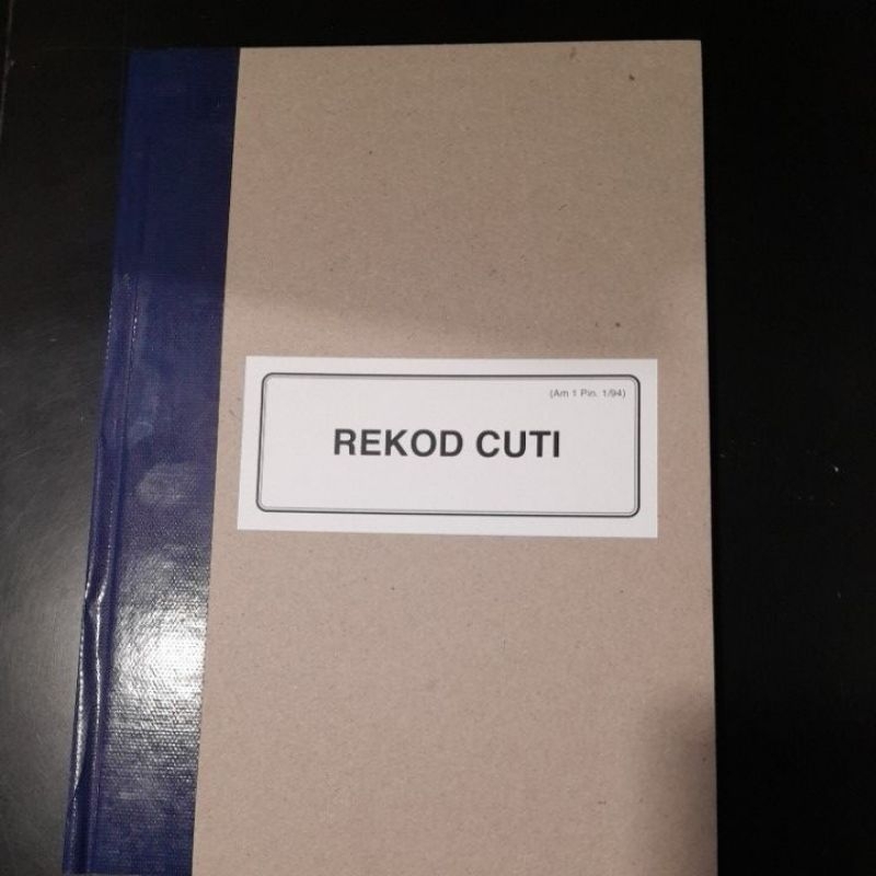 Buku Rekod cuti[ SAM1] | Shopee Malaysia
