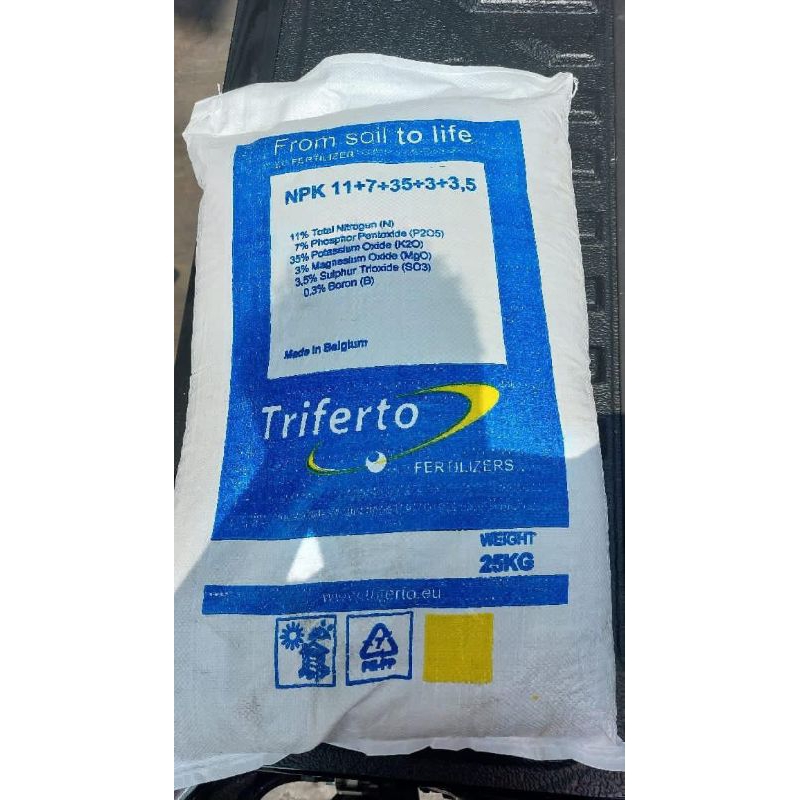 Triferto NPK 11-7-35 +3.5SO3 +3MgO +0.3B (25KG) | Shopee Malaysia