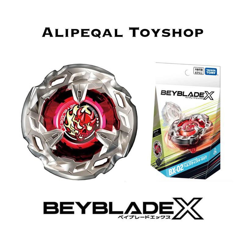 BX-02 Starter Hells Scythe 4-60T Beyblade X Original Takara Tomy | Shopee Malaysia