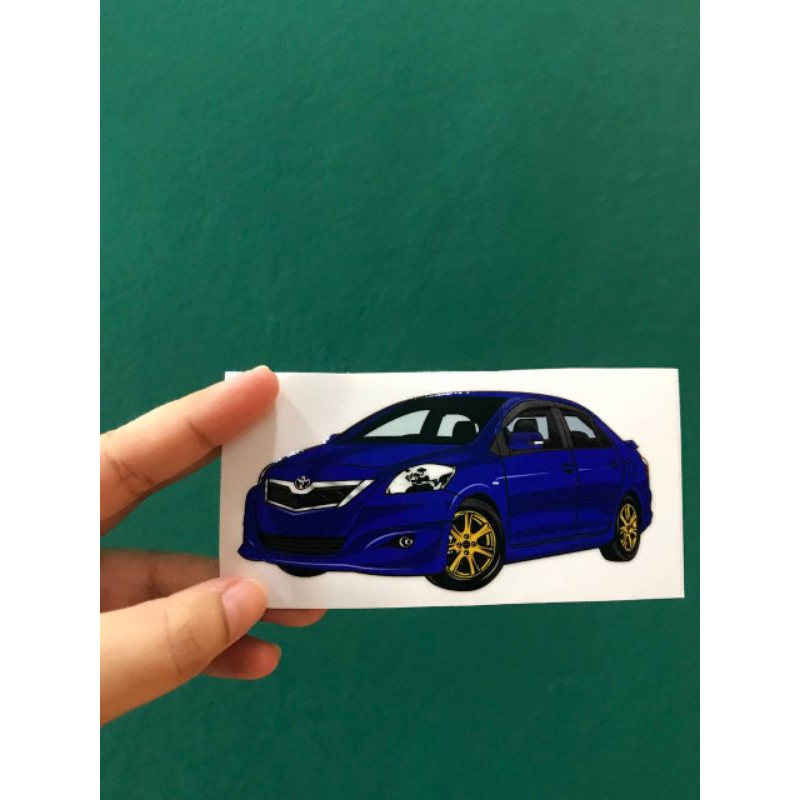 Toyota Vios Dugong Keli UV STICKER | Shopee Malaysia