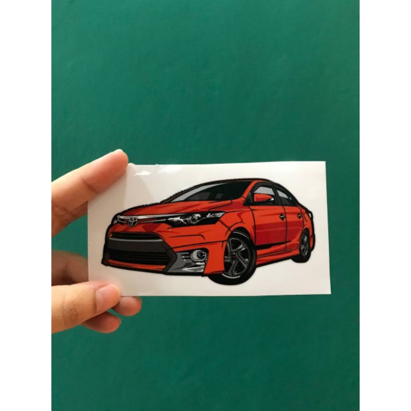Toyota Vios Dugong Keli UV STICKER | Shopee Malaysia