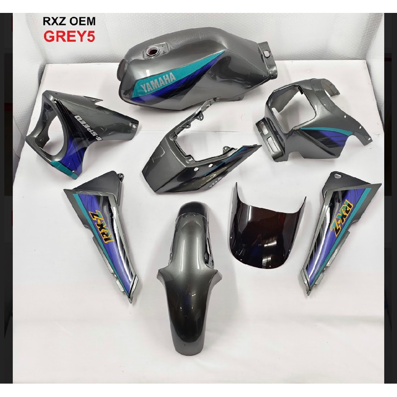 FREE STICKER 5IN1 ( 100% NAKASONE ) YAMAHA RXZ MILI BOSCH COVER SET ...