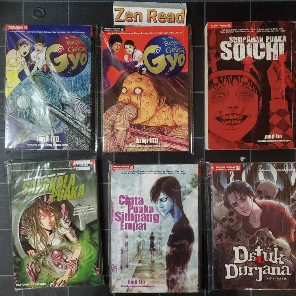 [PRELOVED] Seram Gempak Starz Junji Ito Puaka Simpang Soichi Lintah ...