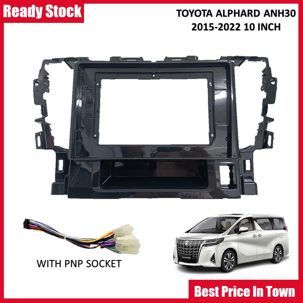 Android Player Casing TOYOTA ALPHARD ANH30-10''-2015-2022-BLACK ...
