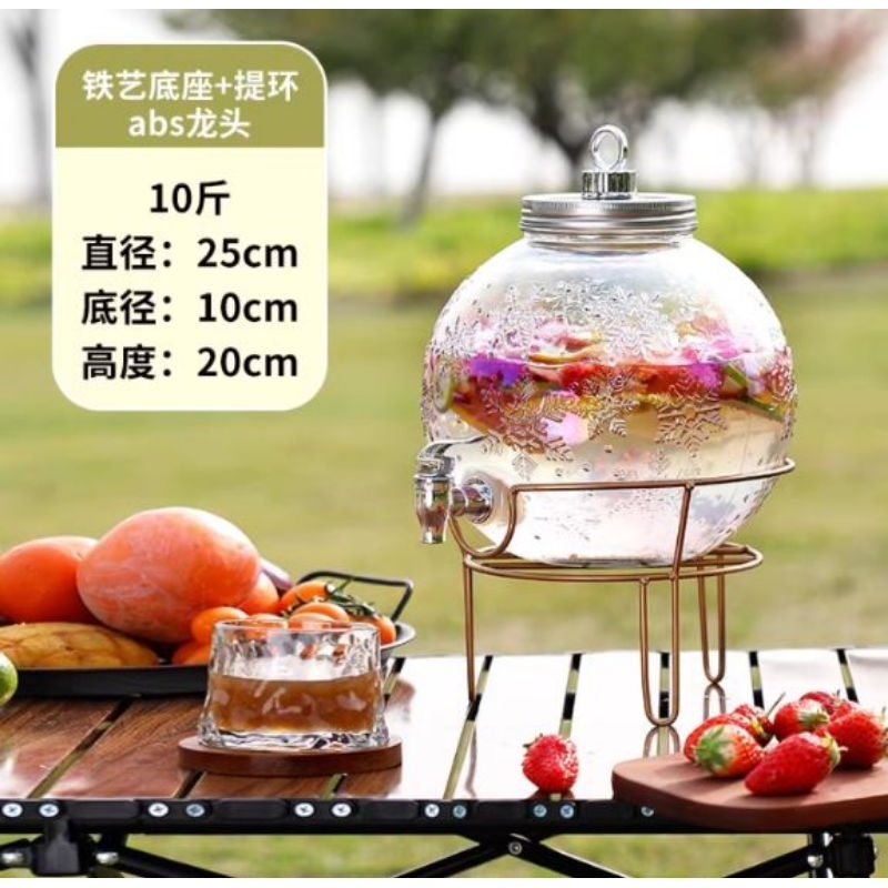 ⭐RAYA SPECIAL⭐5L Water Beverage Balang Air Glass Juice Hari Raya 2025 ...