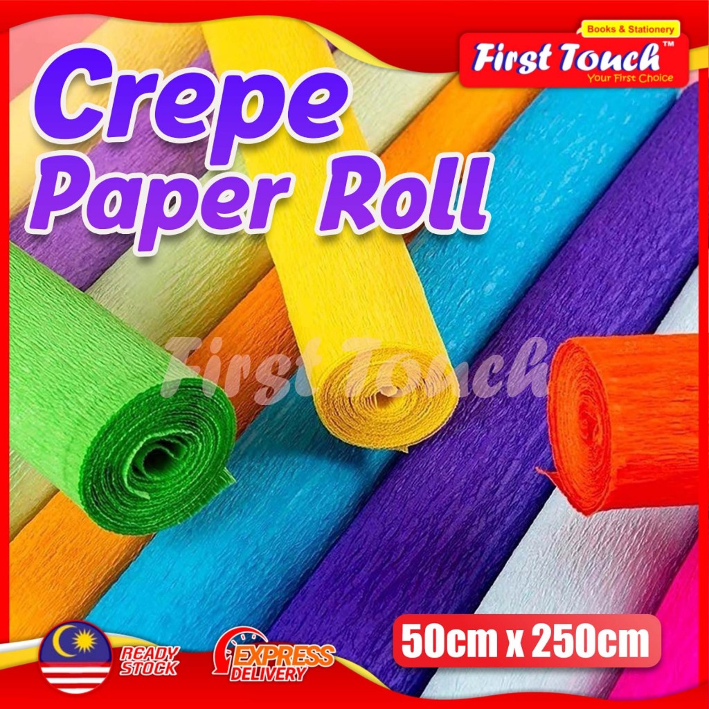 Crepe Paper Roll for DIY Gift Wrapping Paper Crafts Bouquet Gift ...
