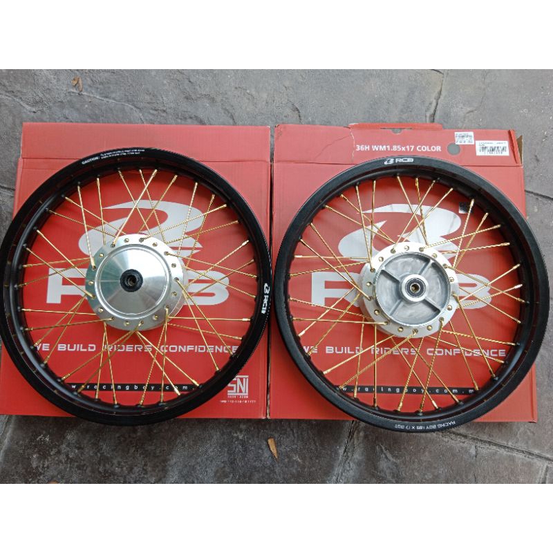 Rim Alloy RCB Racing Boy EX5 Dream Wave 100 EX5 Fi full set pnp ...