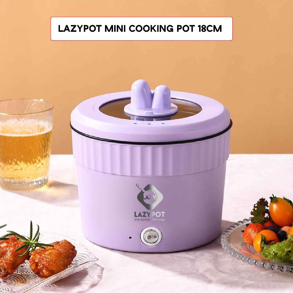 LAZYPOT 3Months Warranty 1.5Litre Electric Non Stick Ceramic Frying Pan ...