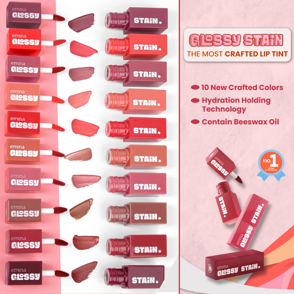 Emina Glossy Stain (10 Colours to Choose) | Shopee Malaysia