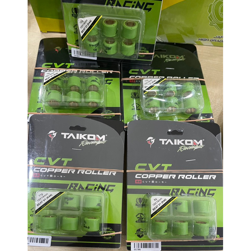 TAIKOM RACING ROLLER CVT COPPER HONDA BEAT /MZ MOSKITO /COMEL/NAZA ...
