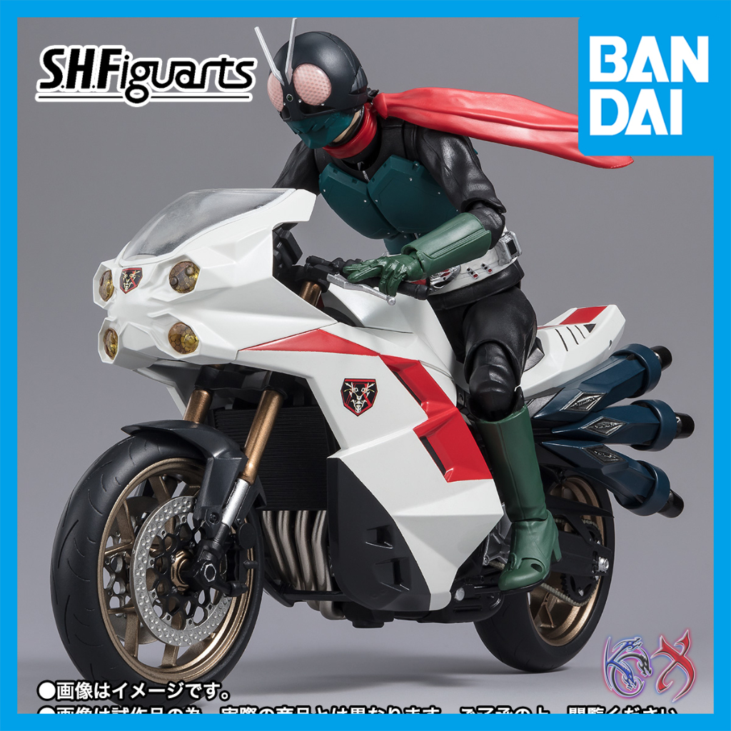 (READY STOCK) S.h Figuarts SHF Cyclone Shin Kamen Rider | Shopee Malaysia