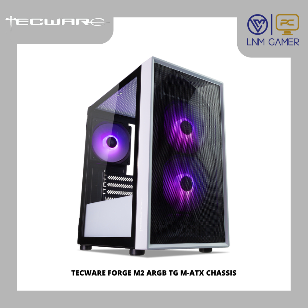 TECWARE FORGE M2 ARGB TG M-ATX CHASSIS - WHITE | Shopee Malaysia